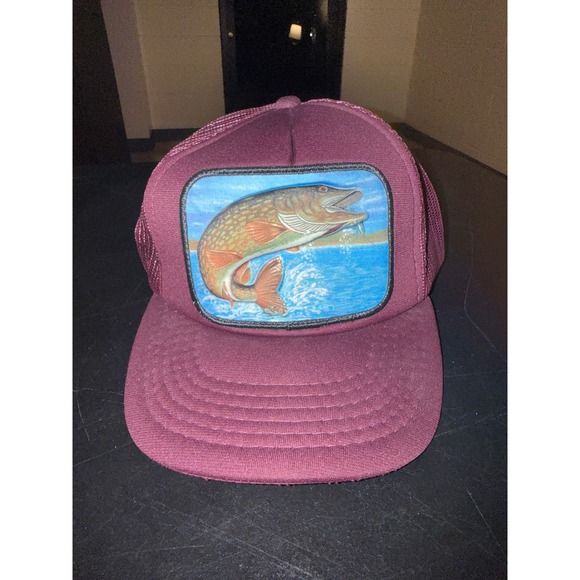 Cap-Man Inc. | Accessories | Vintage Trucker Hat Northern Pike Fishing ...
